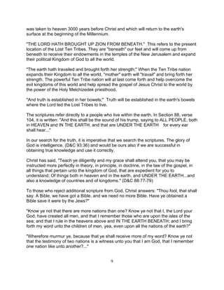 The ten lost tribes of israel hollow earth | PDF