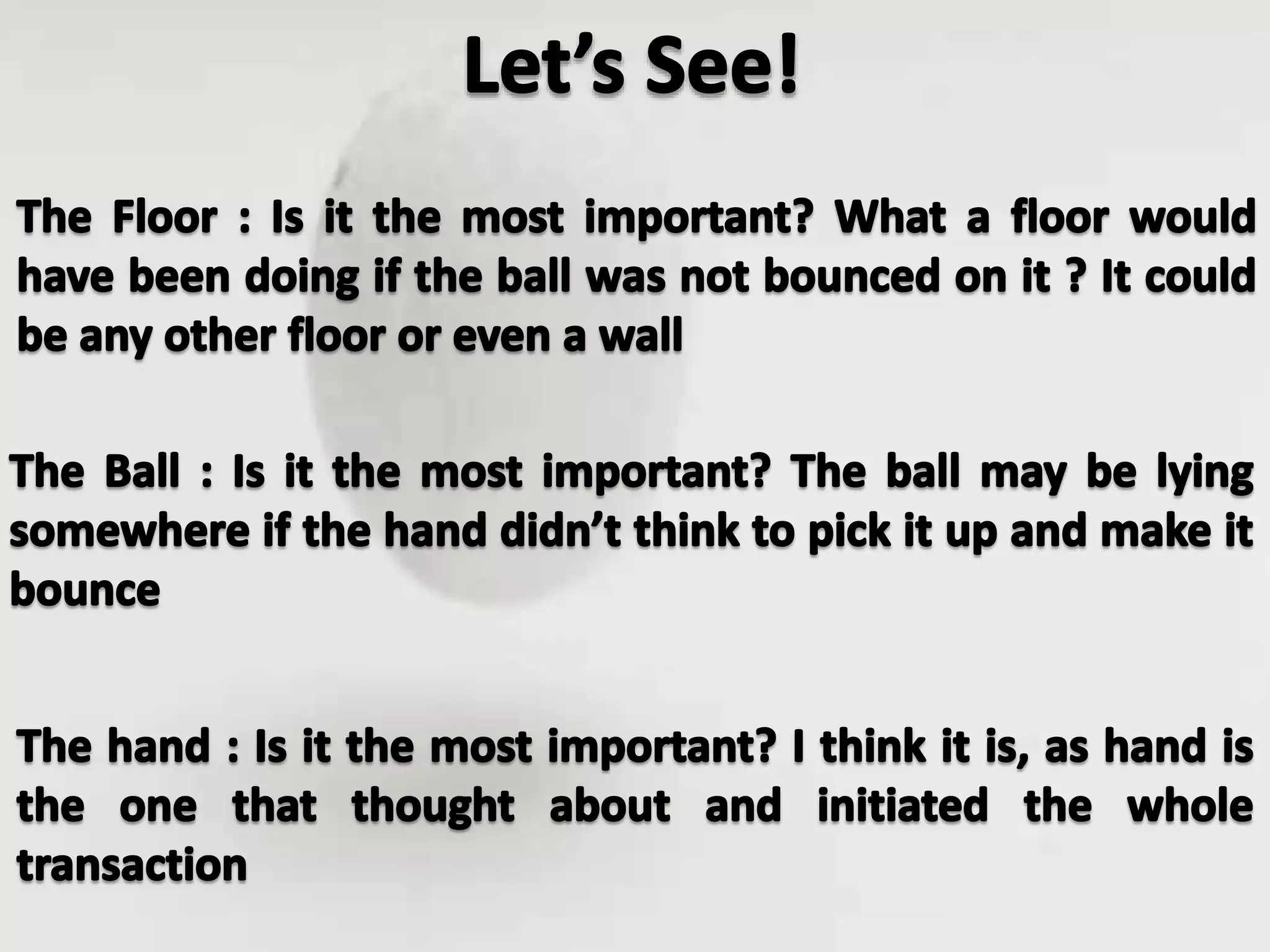 The tennis ball theory li | PPTX