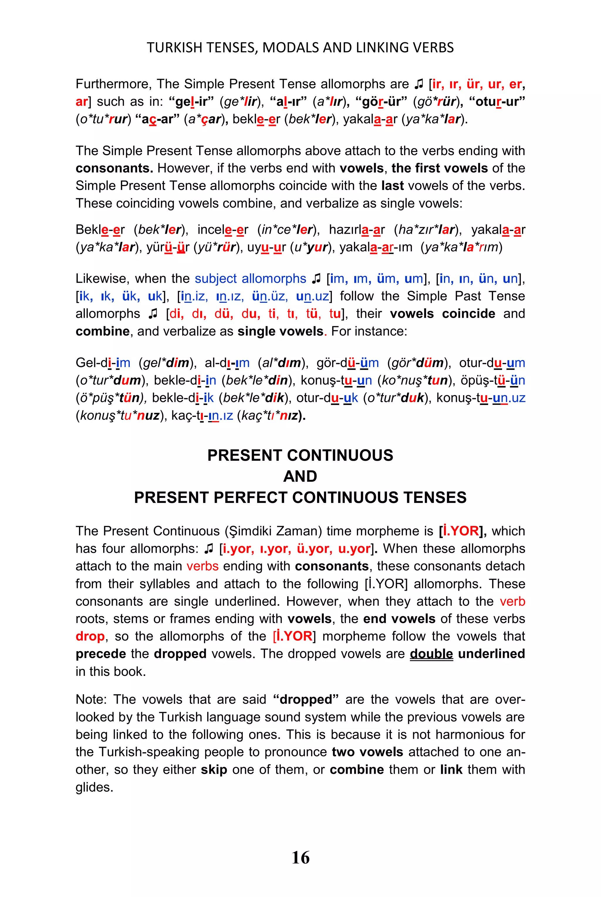 TURKISH TENSES, MODALS and LINKING VERBS in TURKISH and ENGLISH ARE ...