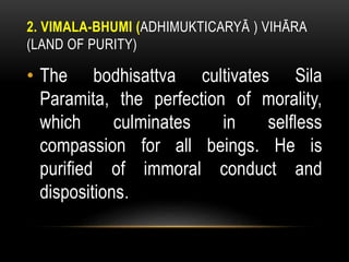 The ten stages or the dasa bhumi in | PPTX