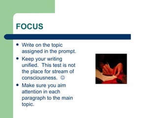 The tenth grade writing assessment | PPT