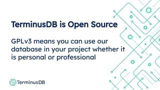 TerminusDB Database Design | PPT