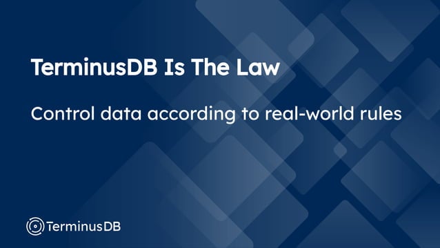 TerminusDB Database Design | PPT