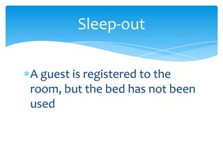 The terms of room status | PPTX