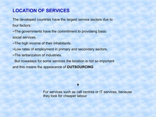 The tertiary sector | ODP