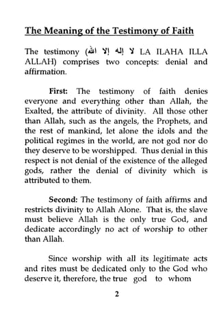 The testimony of faith | PDF