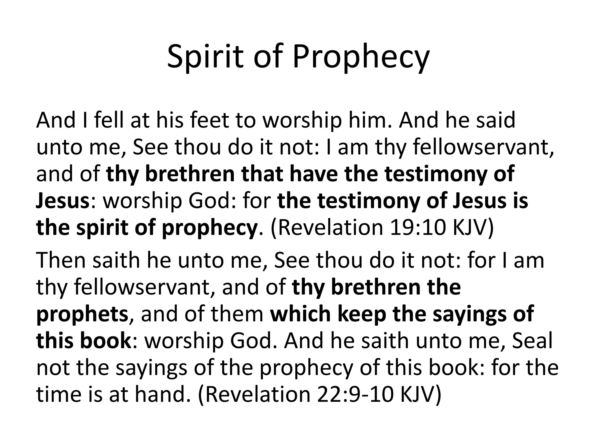 The Tests of a Prophet | PPTX