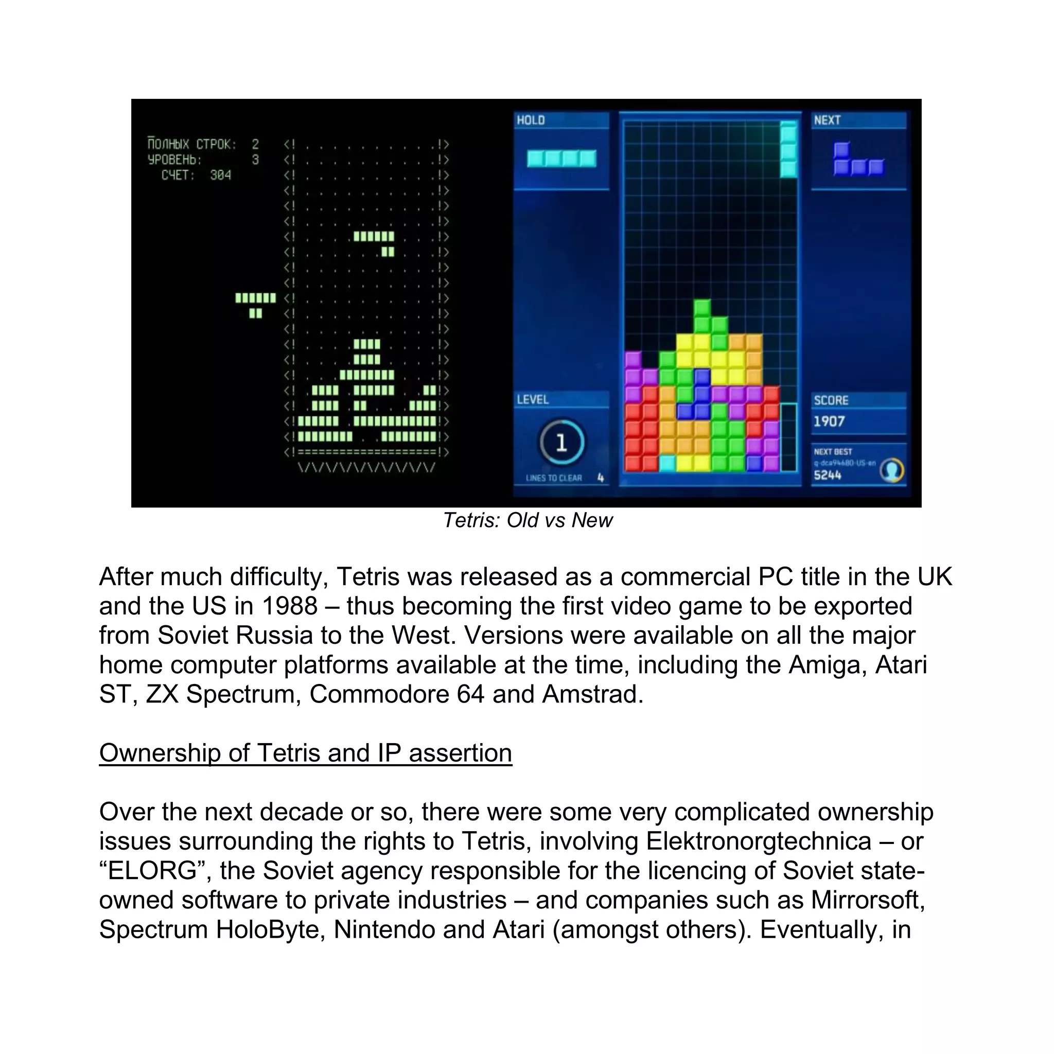 The tetris puzzle, how to stop copycat game publishers in their tracks slideshare | PDF