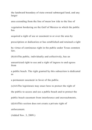 THE TEXAS CONSTITUTIONARTICLE 1. BILL OF RIGHTSThat th.docx