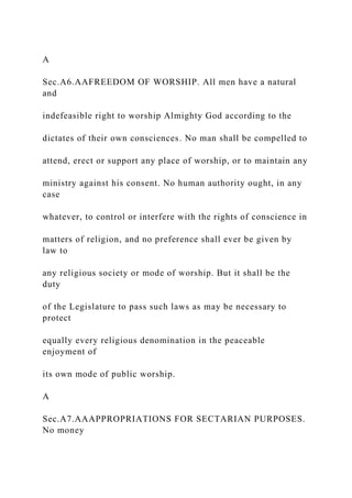 THE TEXAS CONSTITUTIONARTICLE 1. BILL OF RIGHTSThat th.docx