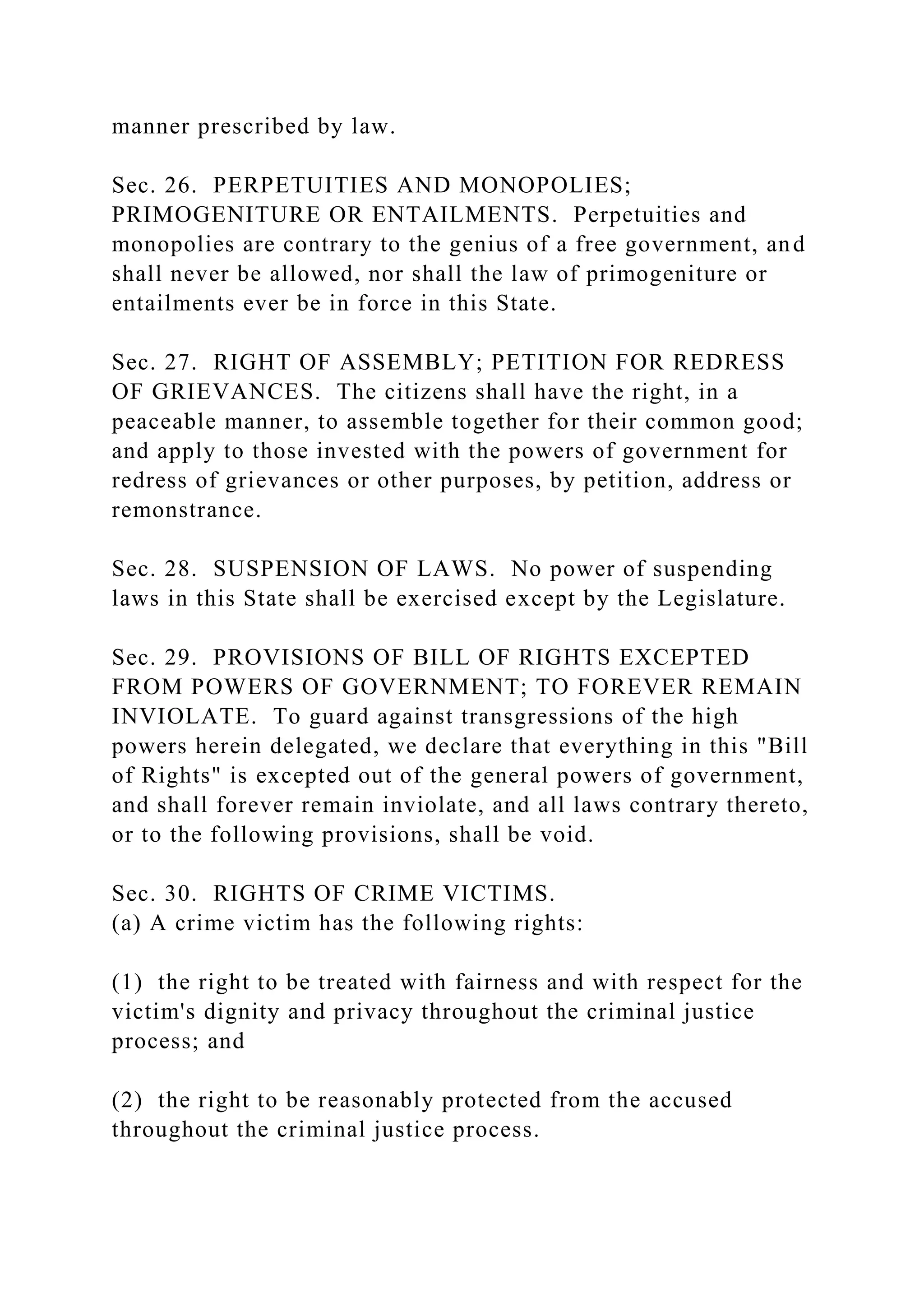 THE TEXAS CONSTITUTION ARTICLE 1. BILL OF RIGHTSTHE TEXAS CO.docx