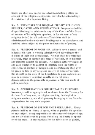 THE TEXAS CONSTITUTION ARTICLE 1. BILL OF RIGHTSTHE TEXAS CO.docx