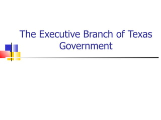 The Texas Executive | PPT