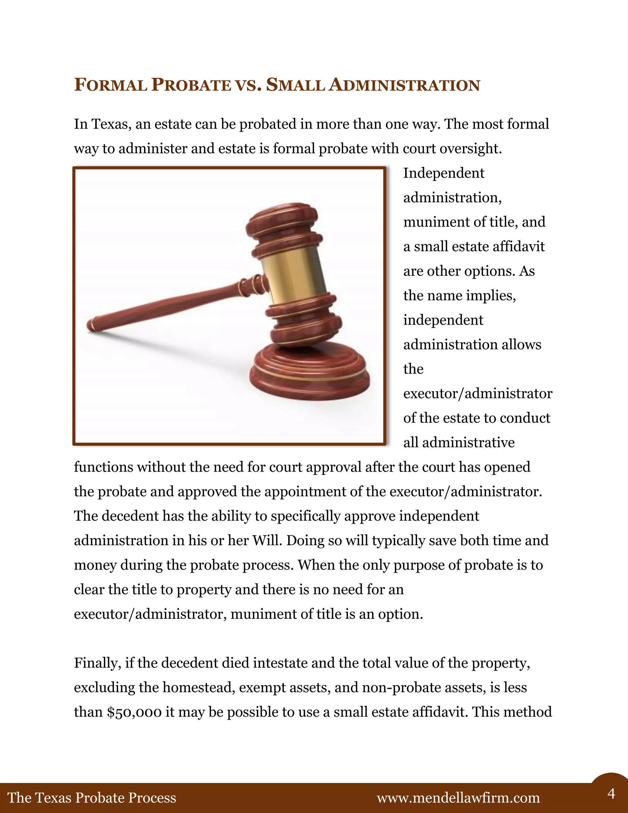 The Texas Probate Process | PDF