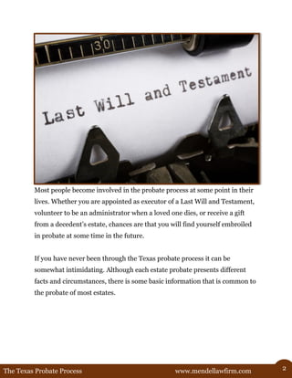 The Texas Probate Process | PDF