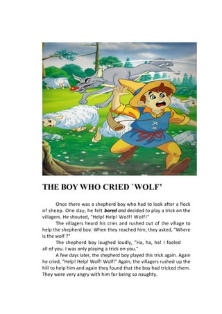 The Boy Who Cried Wolf | DOC