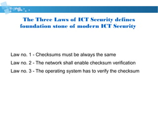 The Three Laws of Cyber Security | ODP