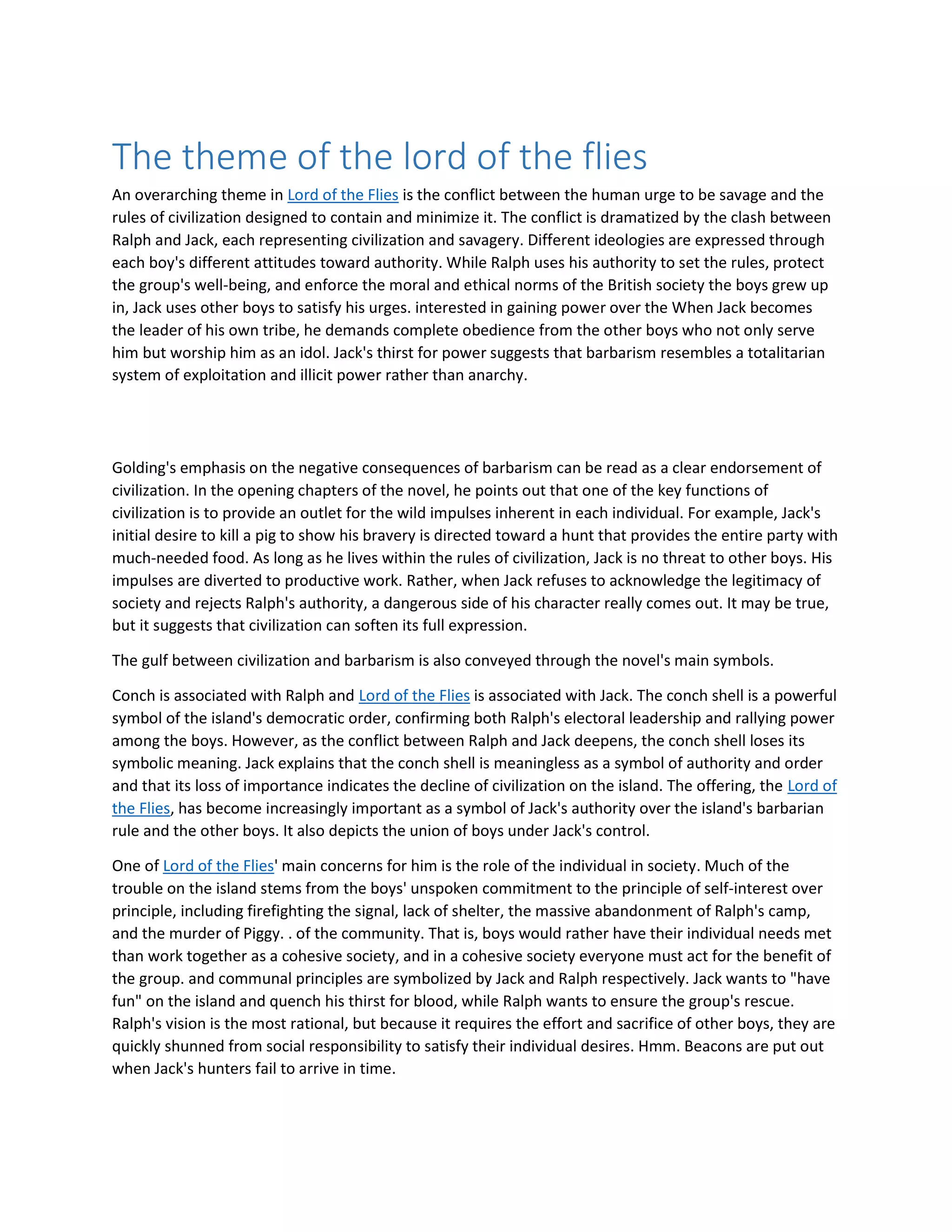 the theme of the lord of the flies.pdf
