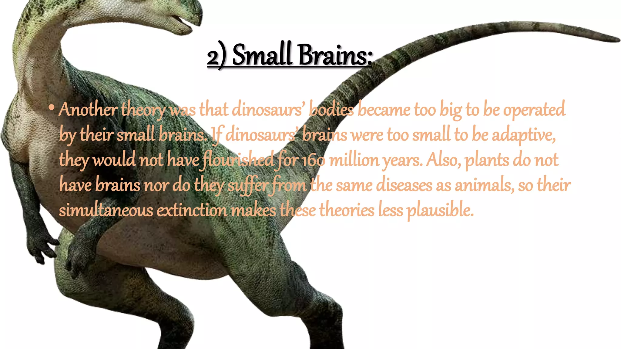 The theories of dinosaur extinction | PPTX