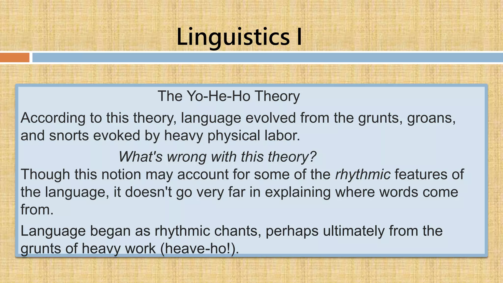 The theories on language origin.pptx