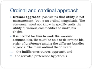 Thetheoryofconsumerbehaviour | PPTX