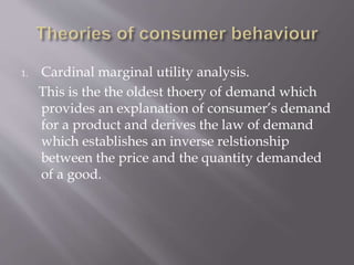 GFGC CHIKKABASUR ( The theory of consumer behaviour ) | PPT