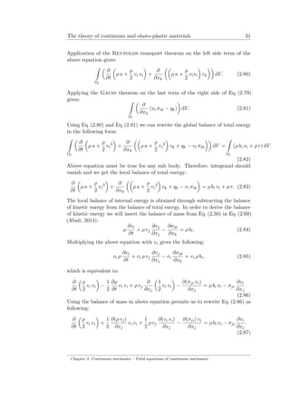 The theory of continuum and elasto plastic materials | PDF