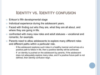 Erikson's Theory of Development | PPTX