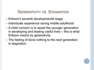 Erikson's Theory of Development | PPTX