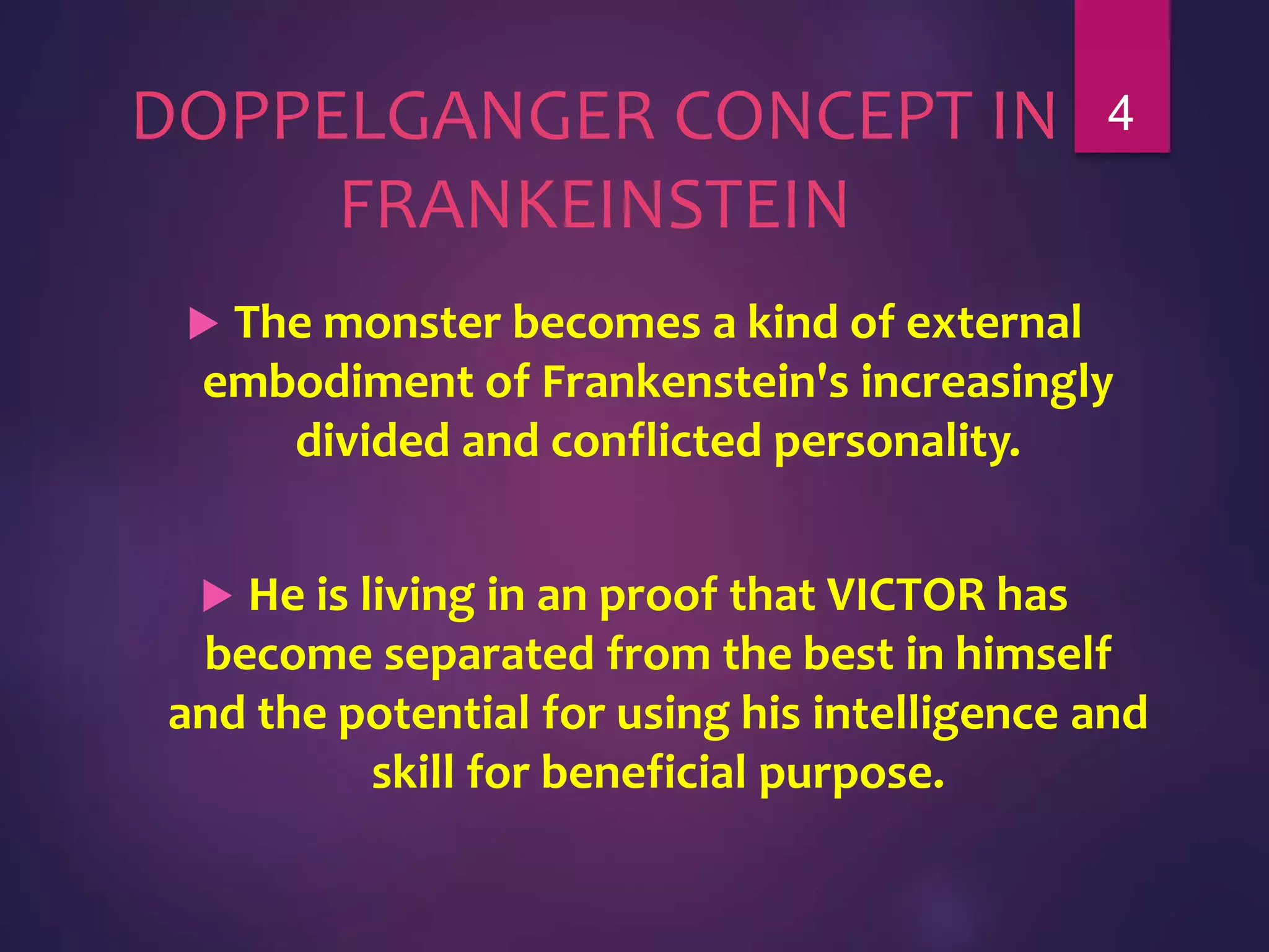 The theory of doppelganger in frankenstein 1 | PPTX