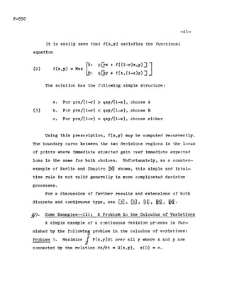The Theory of Dynamic Programming by Richard Bellman | PDF