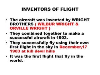 The theory of flight 1234 | PPTX