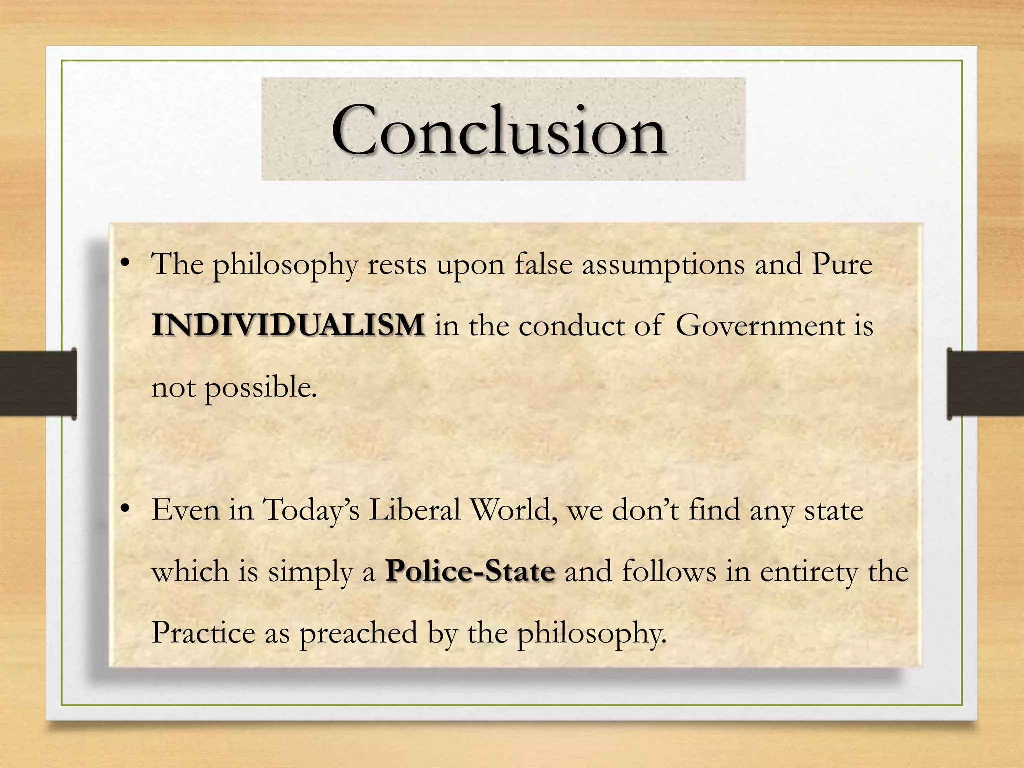 The theory of individualism | PPTX