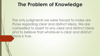 The theory of knowledge | PPTX