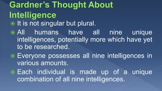 THE THEORY OF MULTIPLE INTELLIGENCE.pptx