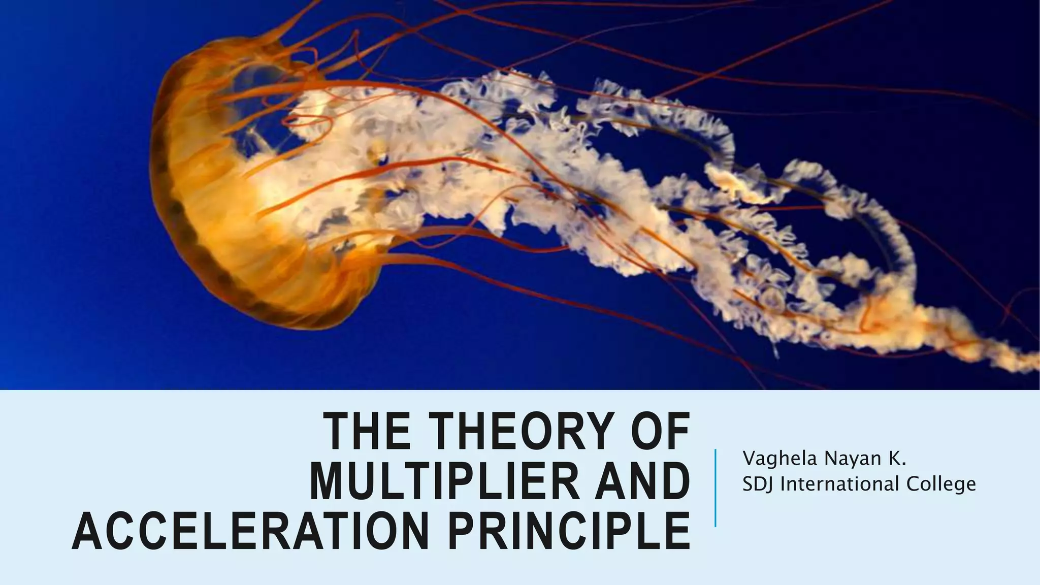 The theory of multiplier and acceleration principle chapter 3 | PPSX