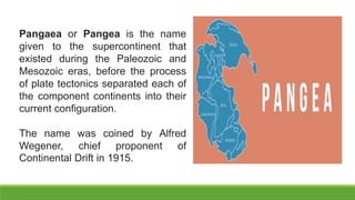 The theory of plate tectonics | PPTX