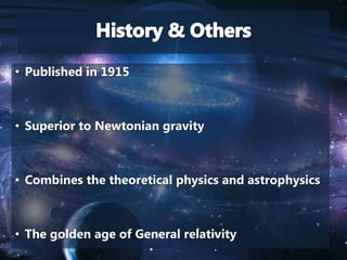 Presentation on the theory of relativity | PPTX