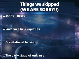 Presentation on the theory of relativity | PPTX