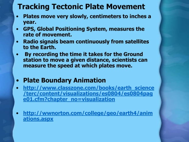 The Theory of Tectonic Plates - earth tectonic plates | PPT
