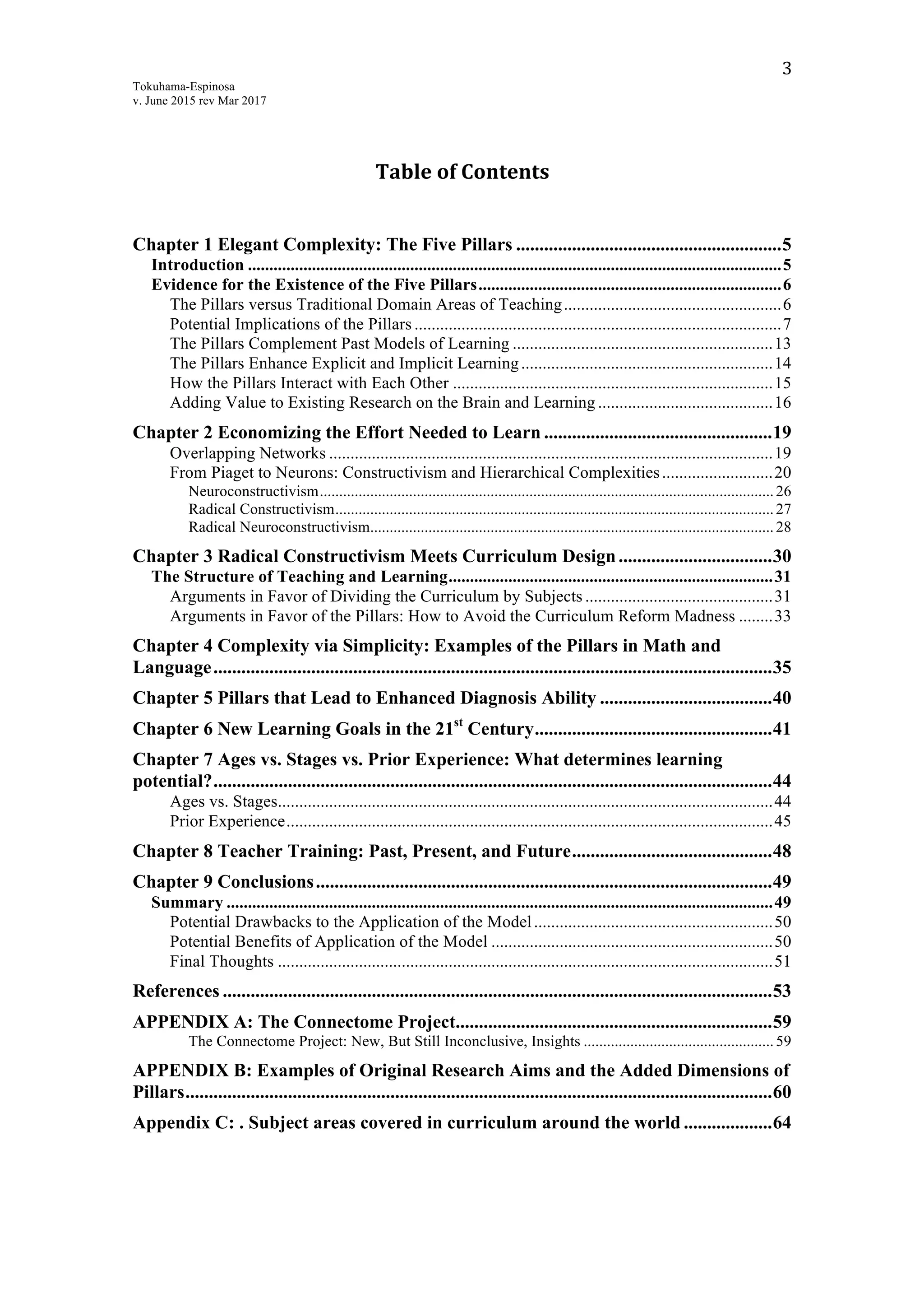 Five Pillars of Neuroconstructivism in the Brain by Tracey Tokuhama ...