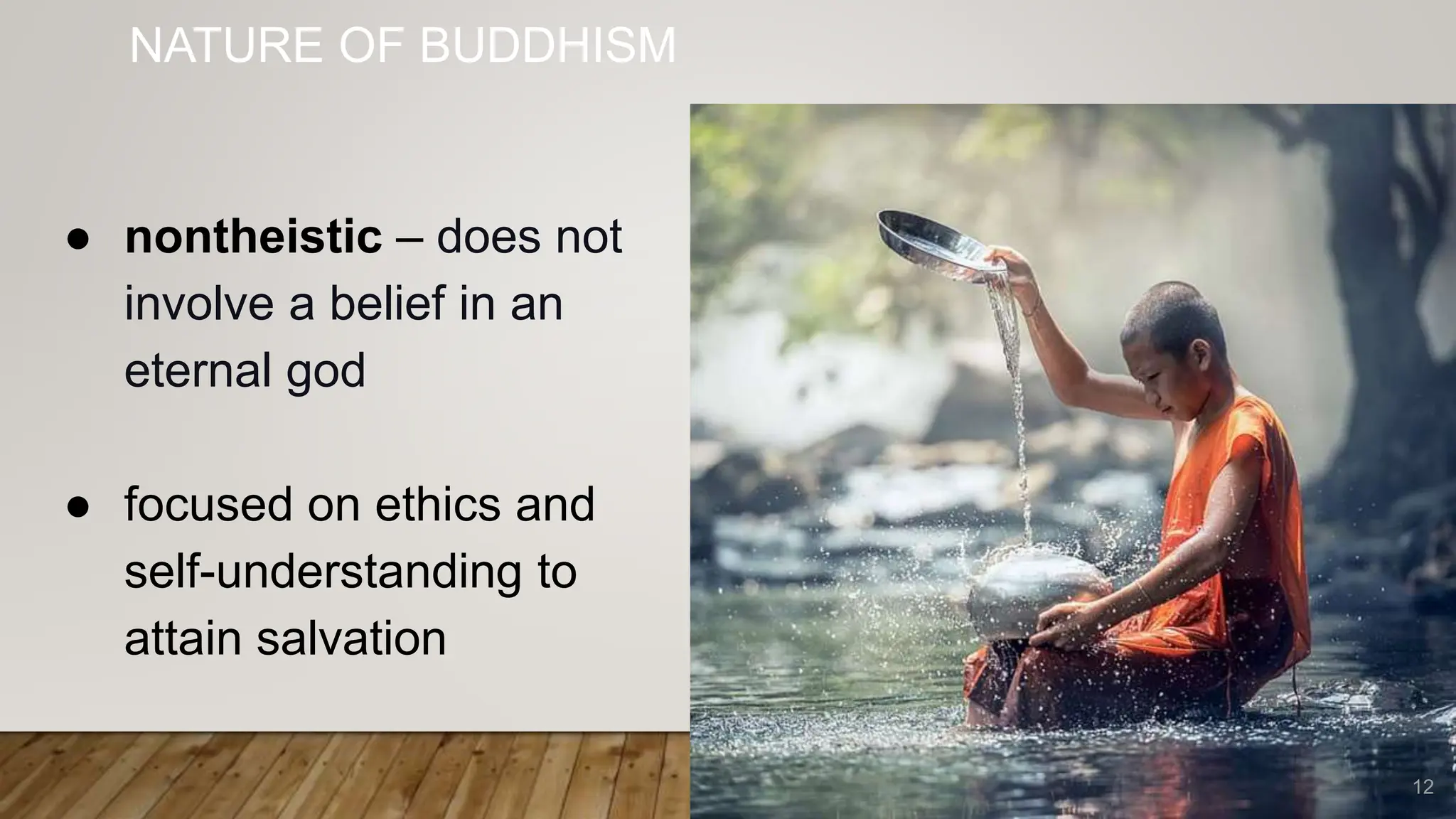 The theravada buddhist religion.powerpoint presentation | PPTX