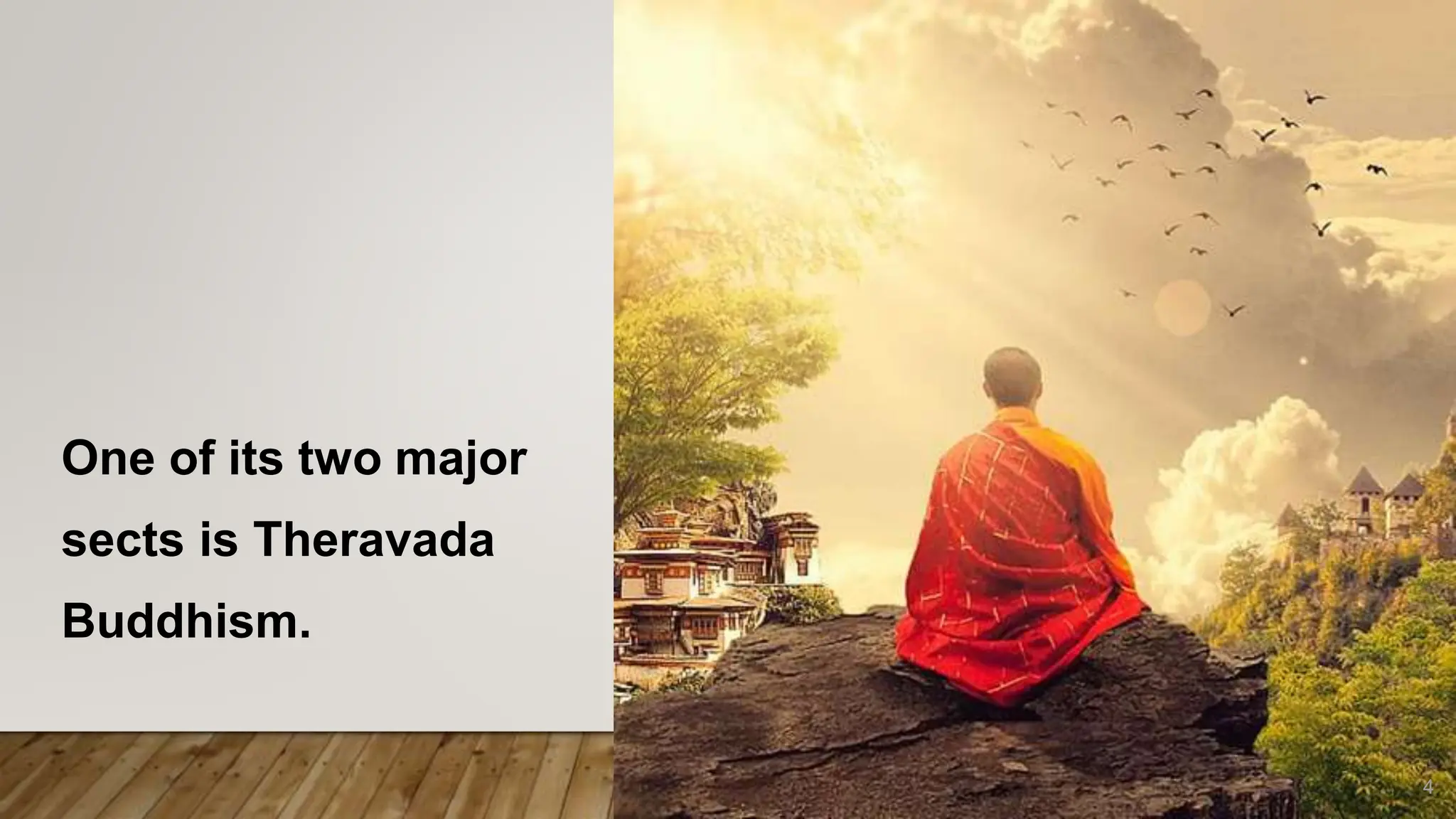 The theravada buddhist religion.powerpoint presentation | PPTX