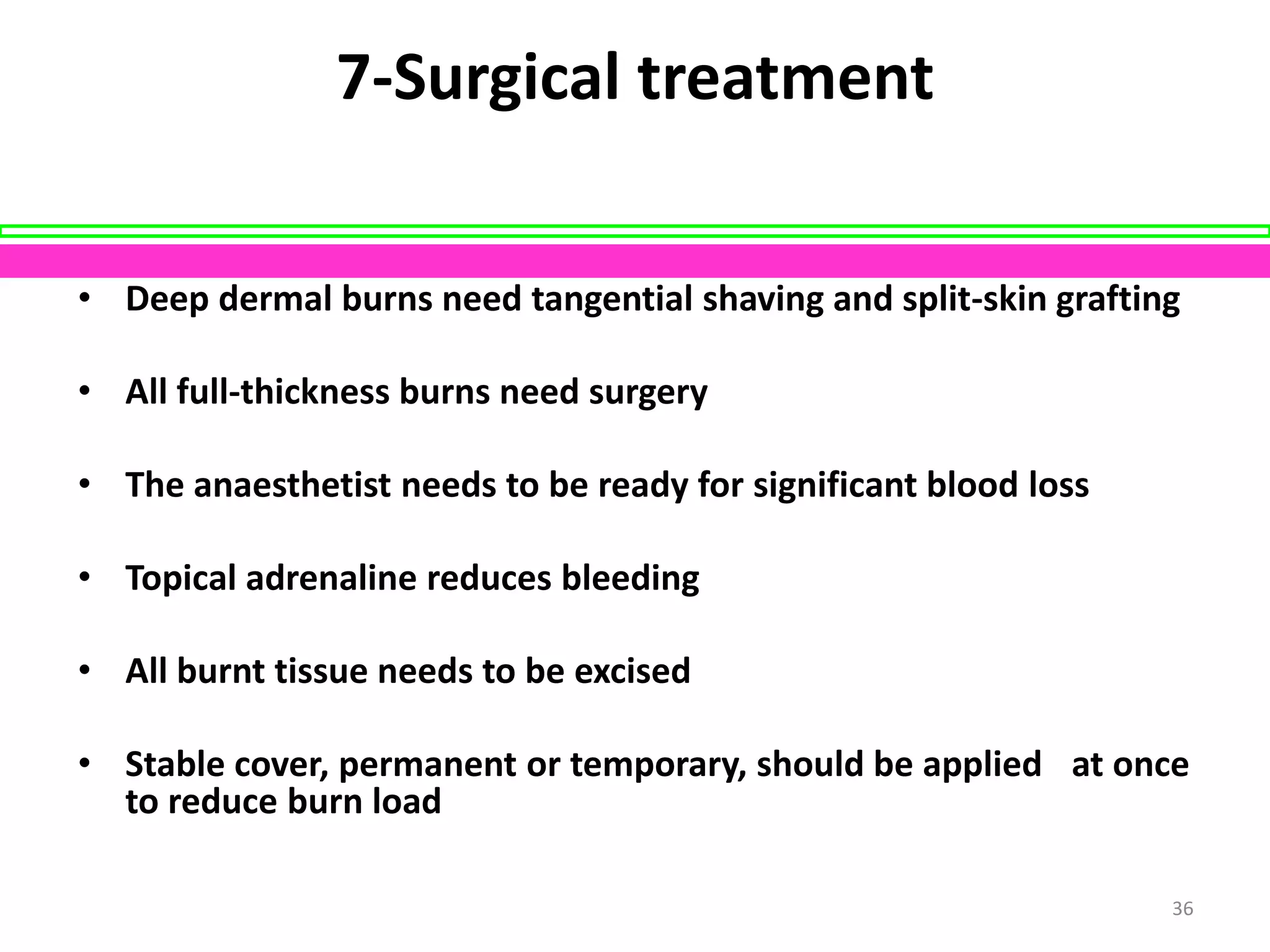 The thermal injury | PPTX
