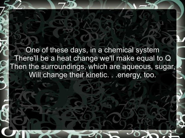 The thermodynamics song | PPT