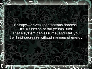 The thermodynamics song | PPT