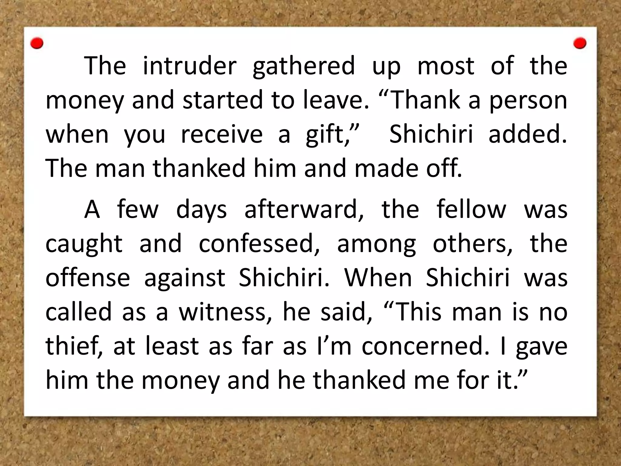 THE THIEF WHO BECAME A DISCIPLE | PPTX