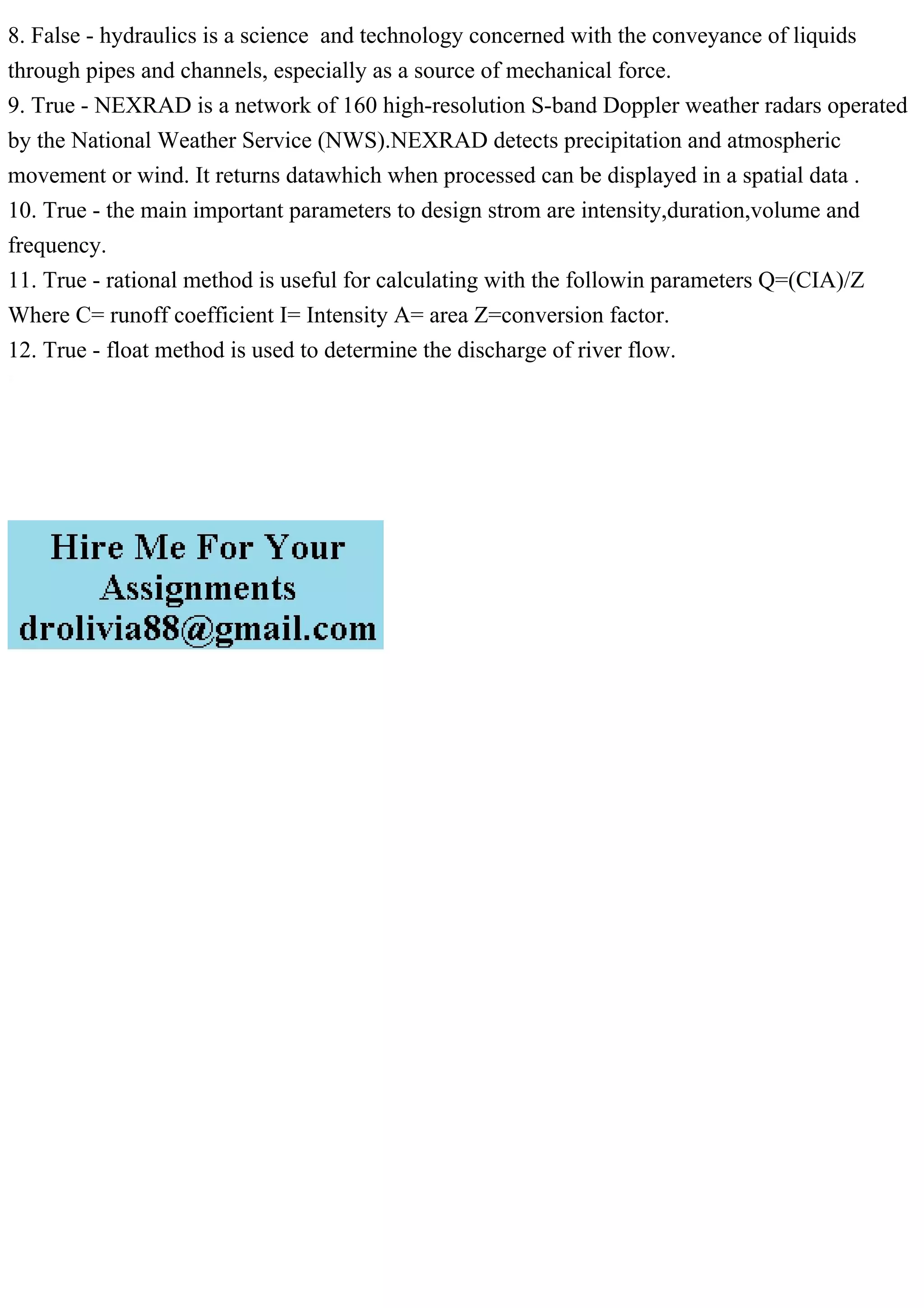 The Thiessen polygons method is a common method used to interpolate p.pdf