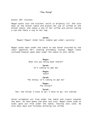The Thing-Script | PDF
