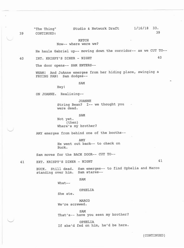 13.17 The Thing script | PDF